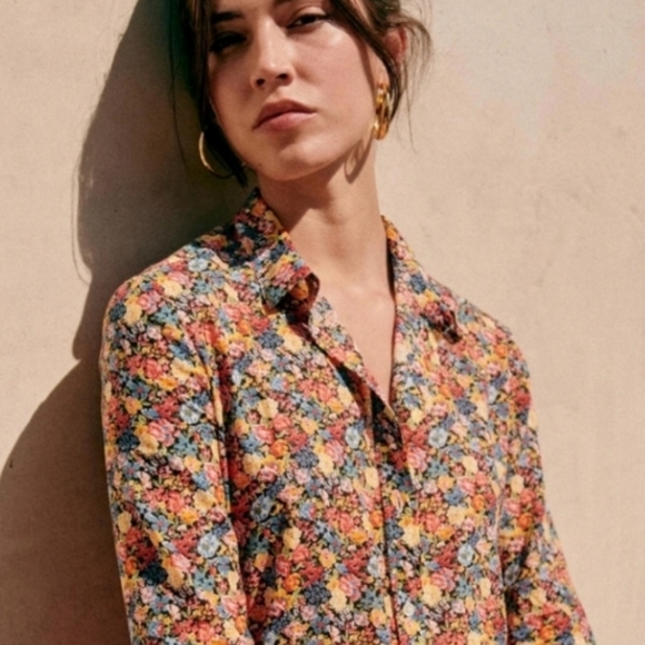Sezane | Tops | Sezane Pierro Shirt | Poshmark